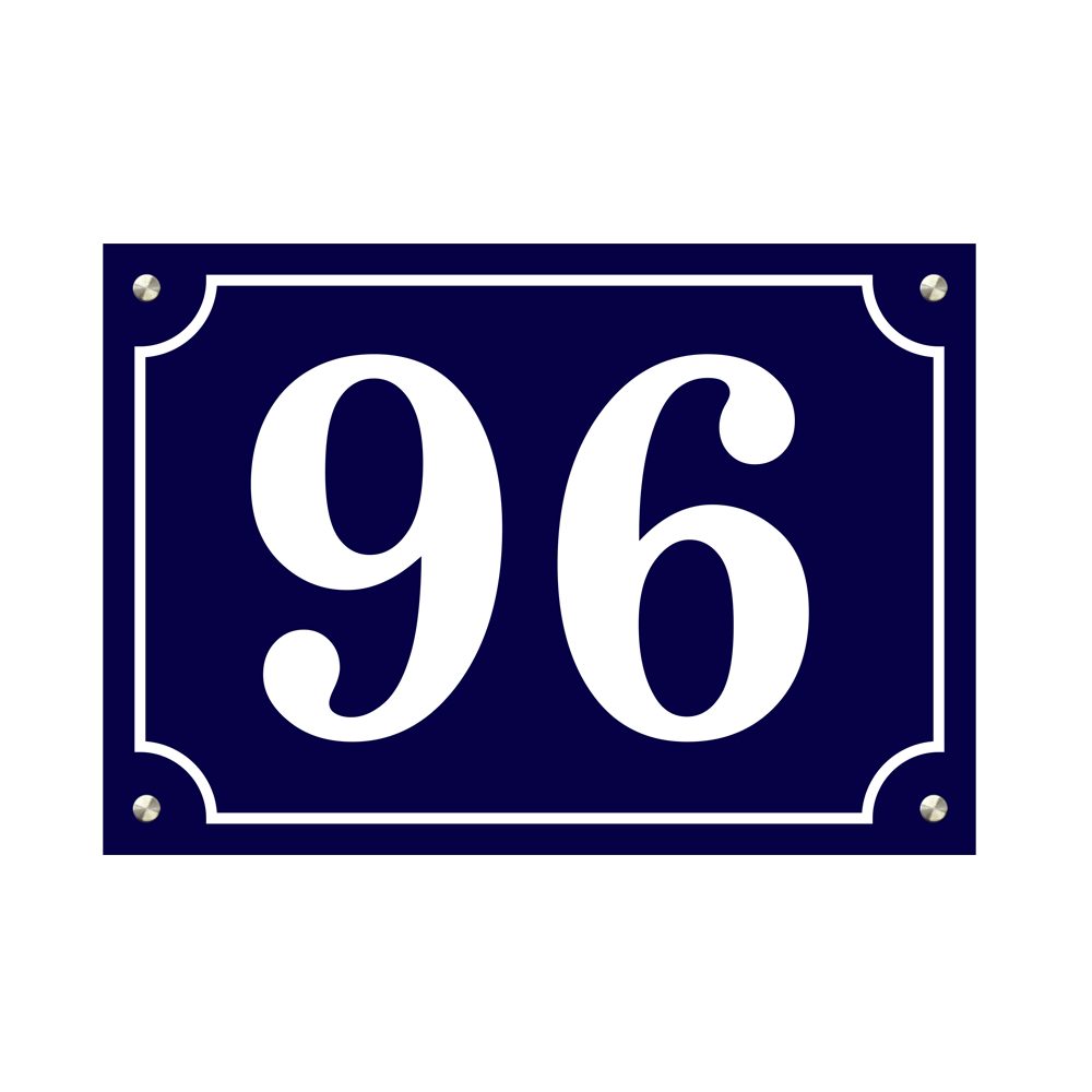 French Style House Number Plaque – Uk House signs - Office signs