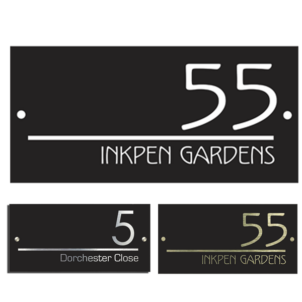 Koolo Exclusive Contemporary house sign – Uk House signs - Office signs