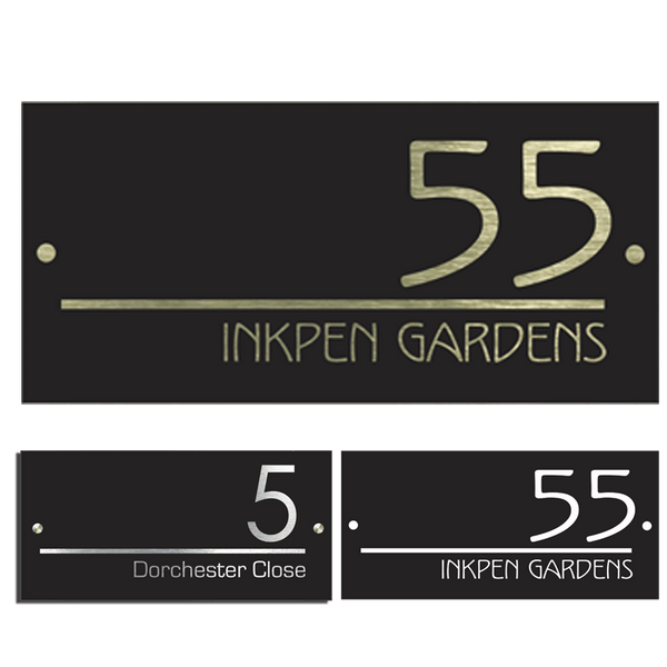 Koolo Exclusive Contemporary house sign – Uk House signs - Office signs